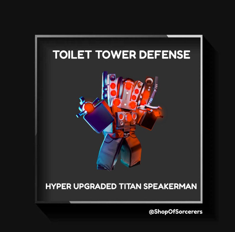 TTD Toilet Tower Defense Hyper Upgraded Titan Speakerman - Etsy