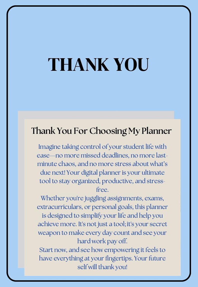 Your 2025 Student Planner - Etsy France