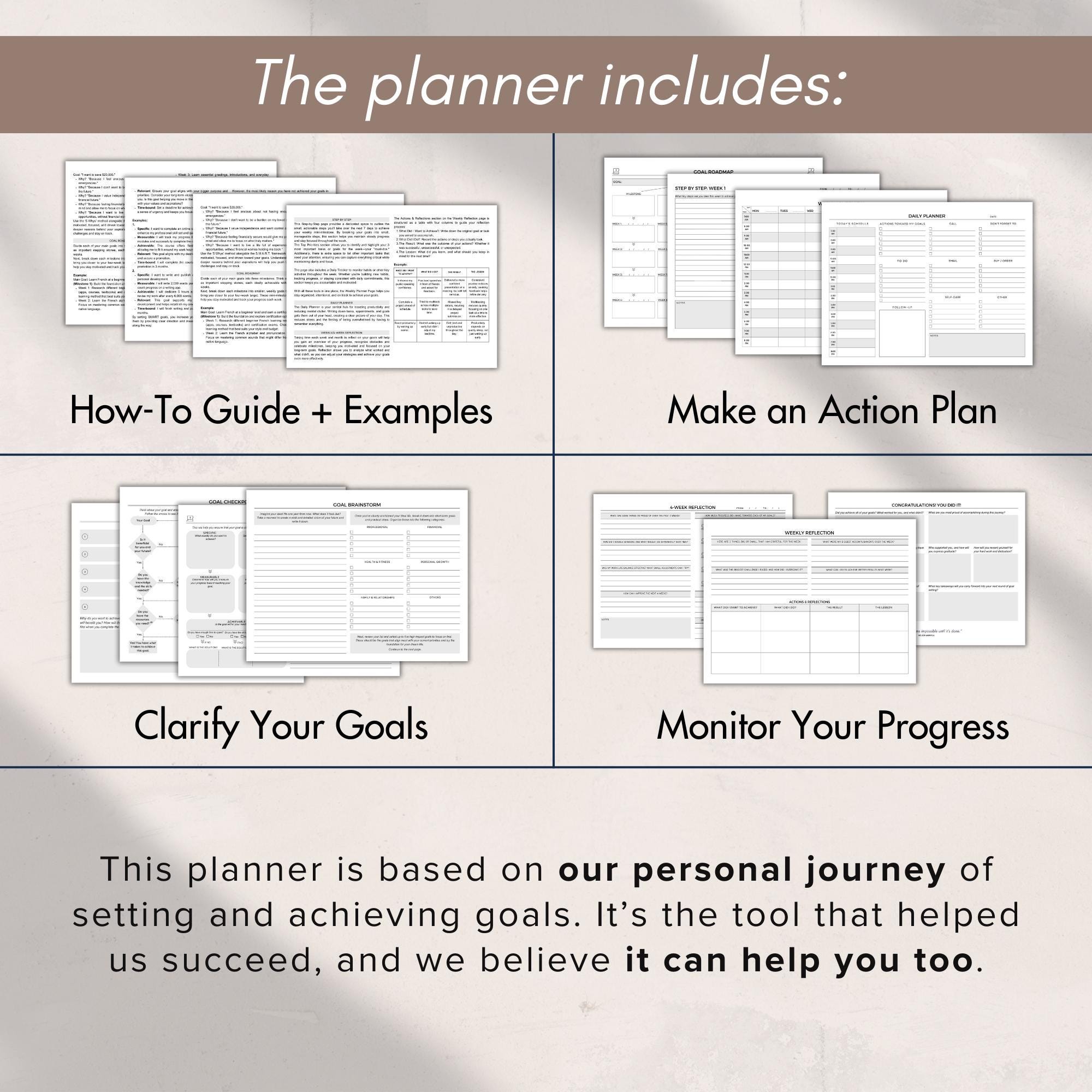 12 Week Year Planner Printable 12 Week Planner 90 Day Goal Planner ...