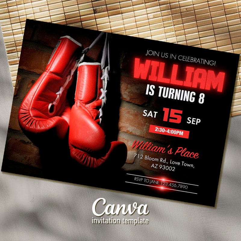 Fight Night Party - Etsy