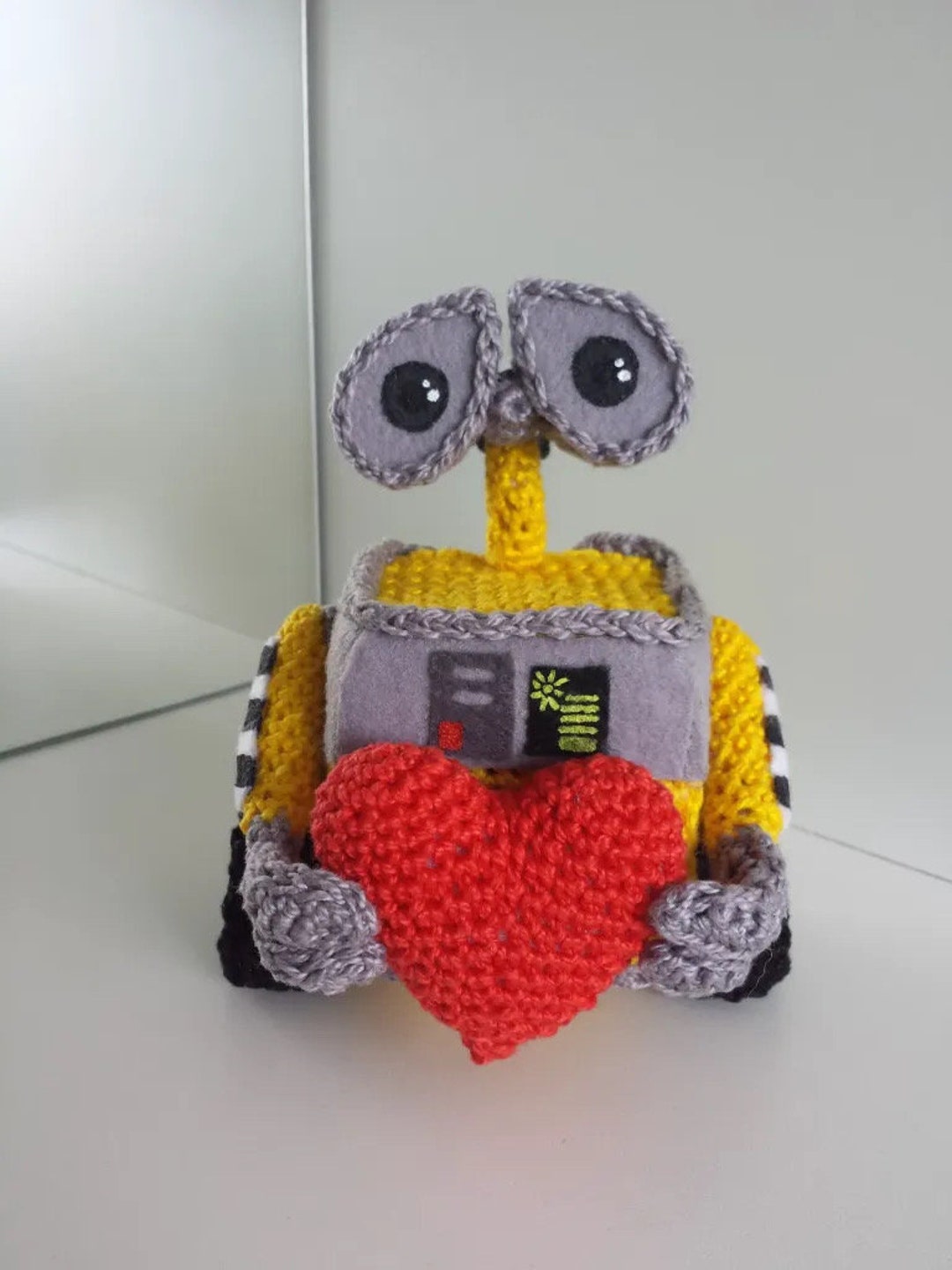 Crochet Pattern Wall-e, Disney Toys, Crochet Plushie, Handmade by ...