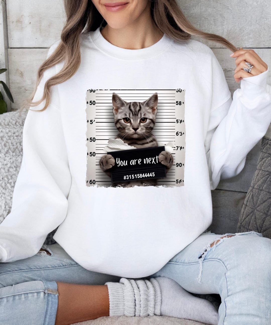 Funny Criminal Cat Shirt True Crime Cat Mom Gift Pet Lover Tee ...
