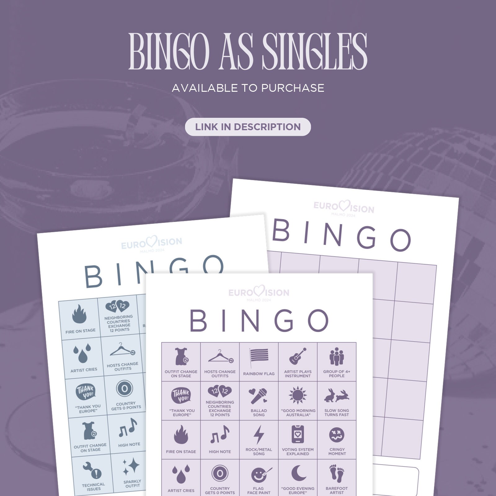 Printable Eurovision 2024 Party Bundle Eurovision Scorecard Eurovision ...