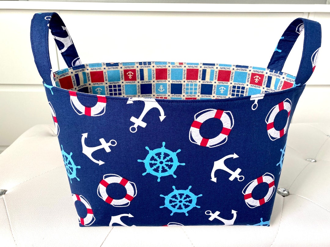 Kawaii Marin Anchor Basket anchor Theme, Beach , Marin Decor, Baby ...