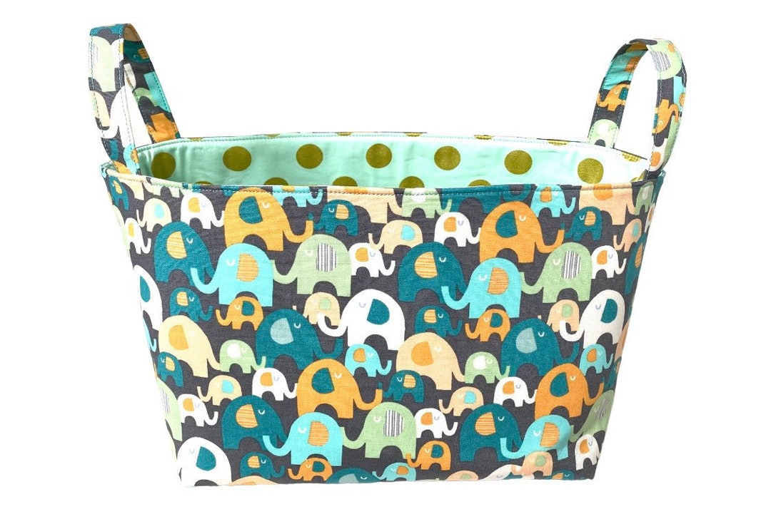 Kawaii Woodland Elephant Basket elephant Theme Kawaii - Etsy