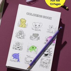 13 Easy Coloring Pages for Children, Coloring Book for Toddlers ...