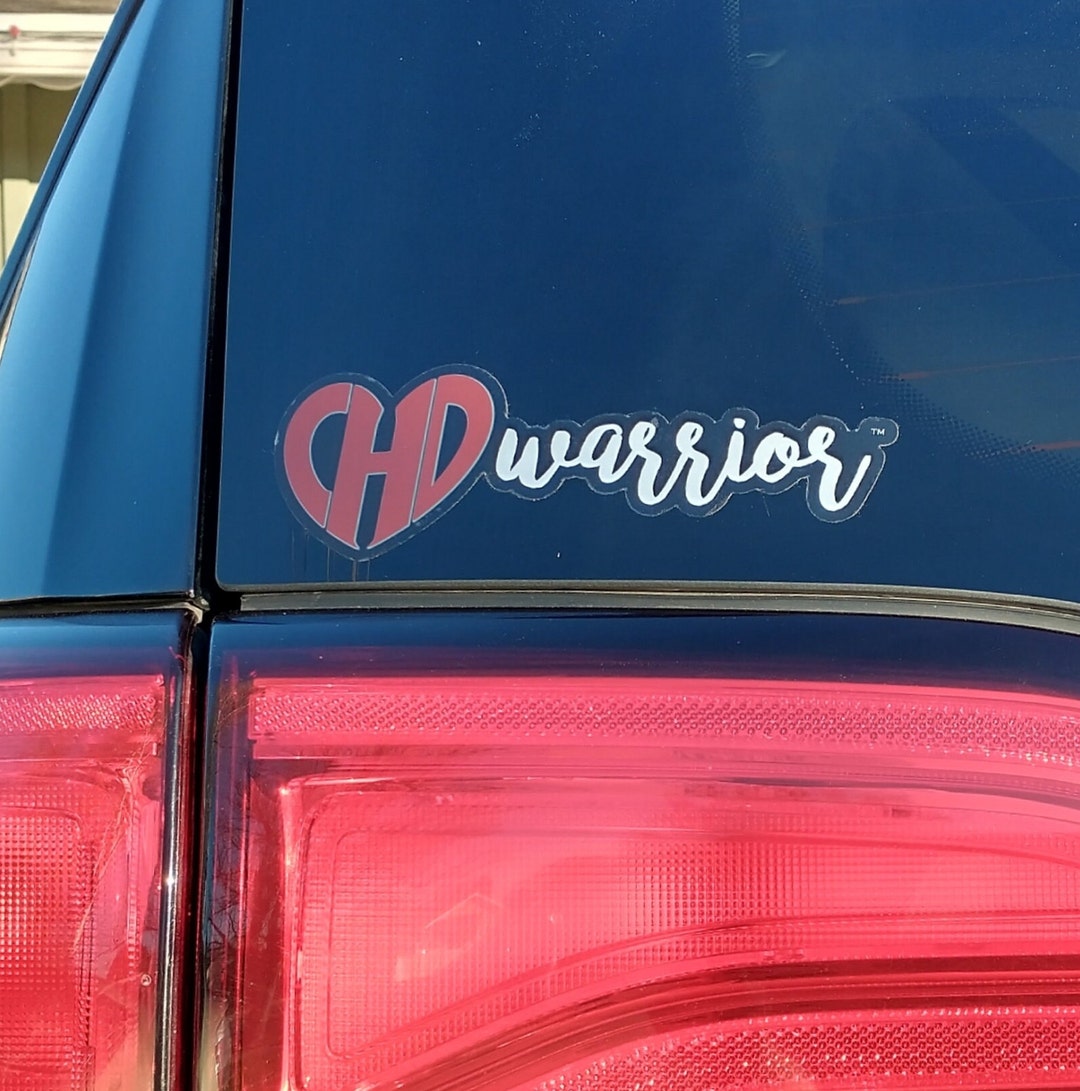 CHD Awareness Stickers | Heart Warrior Decal for CHD Warrior | Support ...