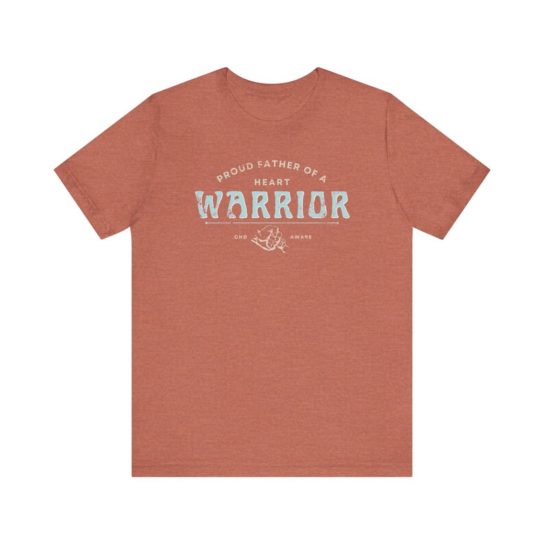 CHD Awareness Dad Shirt, Proud Father of a Heart Warrior Shirt for ...