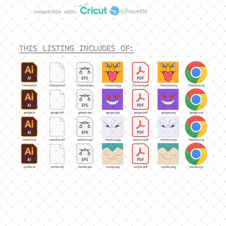 LAYERED 4 Faces P. Pack-3 SVG Cartoon PNG Instant Digital Download ...