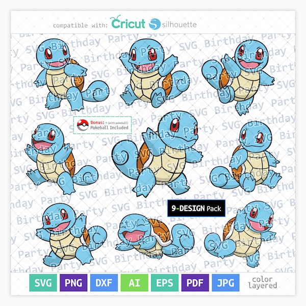 Squirtle - Etsy