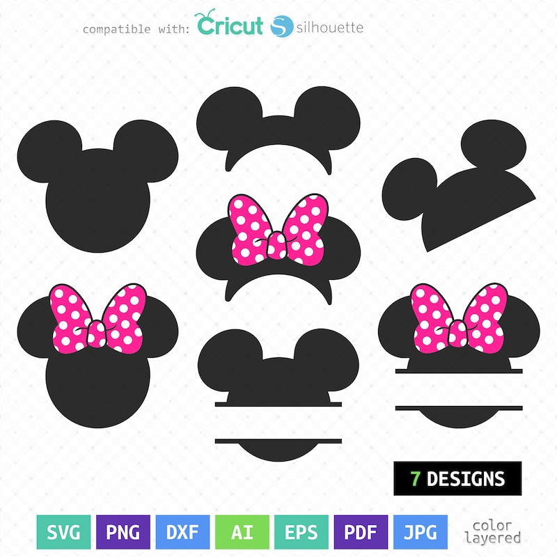Mickey Mouse Ears Svg - Etsy