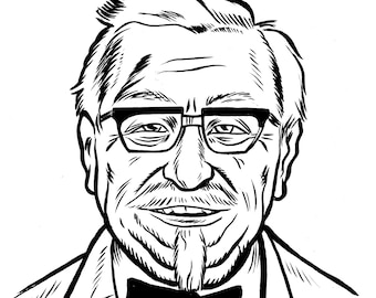 Colonel Sanders Bow Tie | Etsy