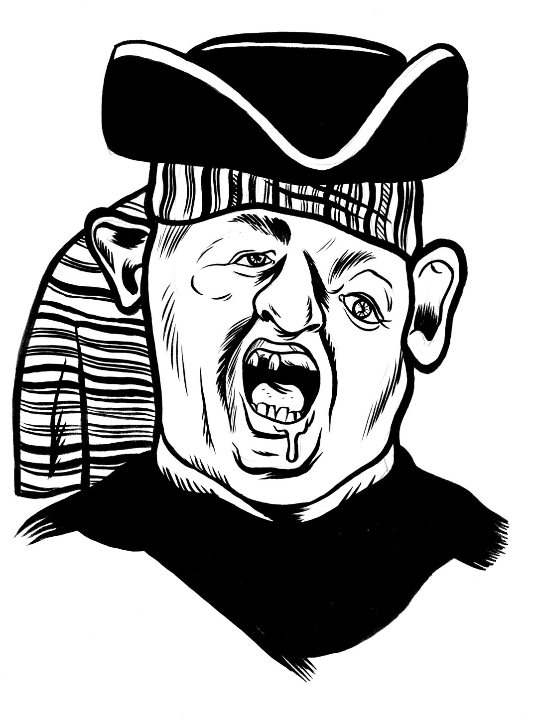 Sloth the Goonies ORIGINAL Pen and Ink Drawing by Mike Gorman - Etsy