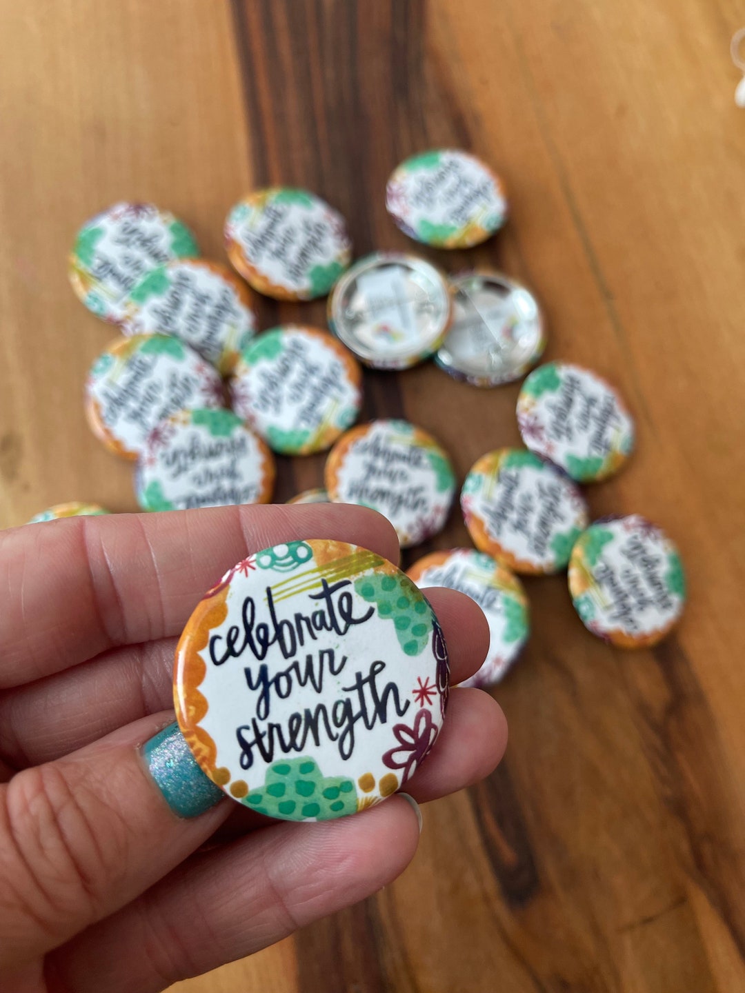 Celebrate Your Strength - Buttons With Pin Back - Set of 25 - Survivor ...