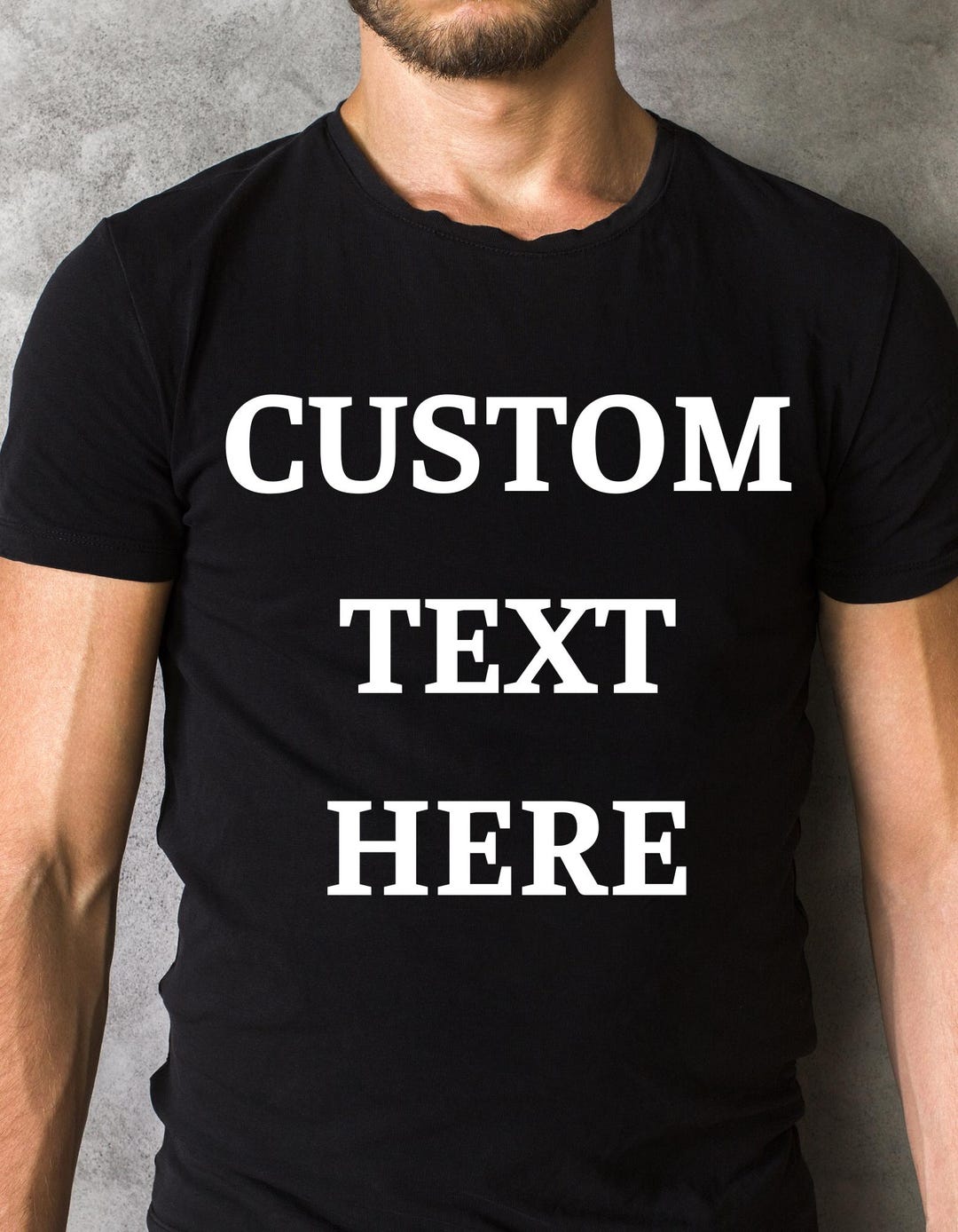 Custom Company Logo T-shirt, Custom Text Sweatshirt, Personalized ...
