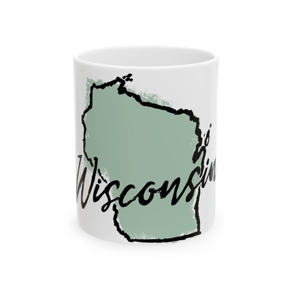 Wisconsin Coffee Mug - Etsy