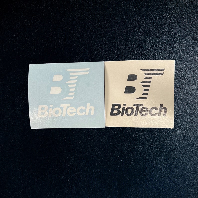 Biotech Logo Sticker Decal Made With High Quality Outdoor Vinyl ...