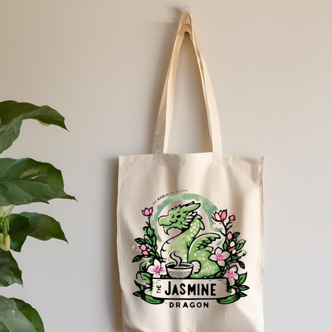Jasmine Dragon Tea House Avatar the Last Airbender Tote Bag, Atla Tote ...