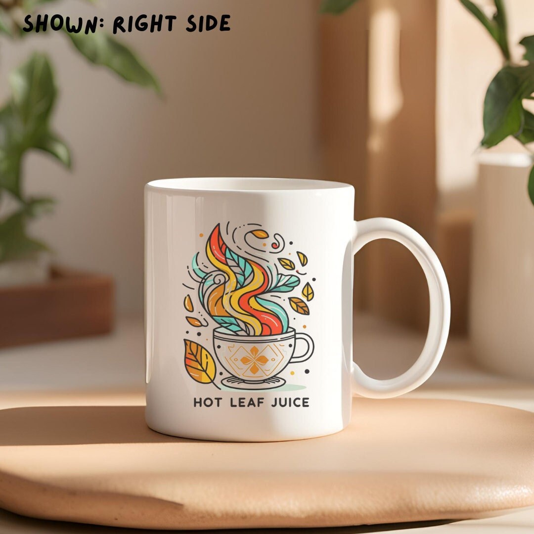 Hot Leaf Juice, Avatar the Last Airbender Mug, Uncle Iroh Jasmine Dragon Tea, Atla Mug, Atla ...