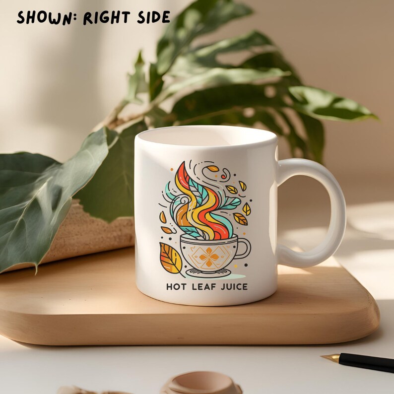 Hot Leaf Juice, Avatar the Last Airbender Mug, Uncle Iroh Jasmine Dragon Tea, Atla Mug, Atla ...