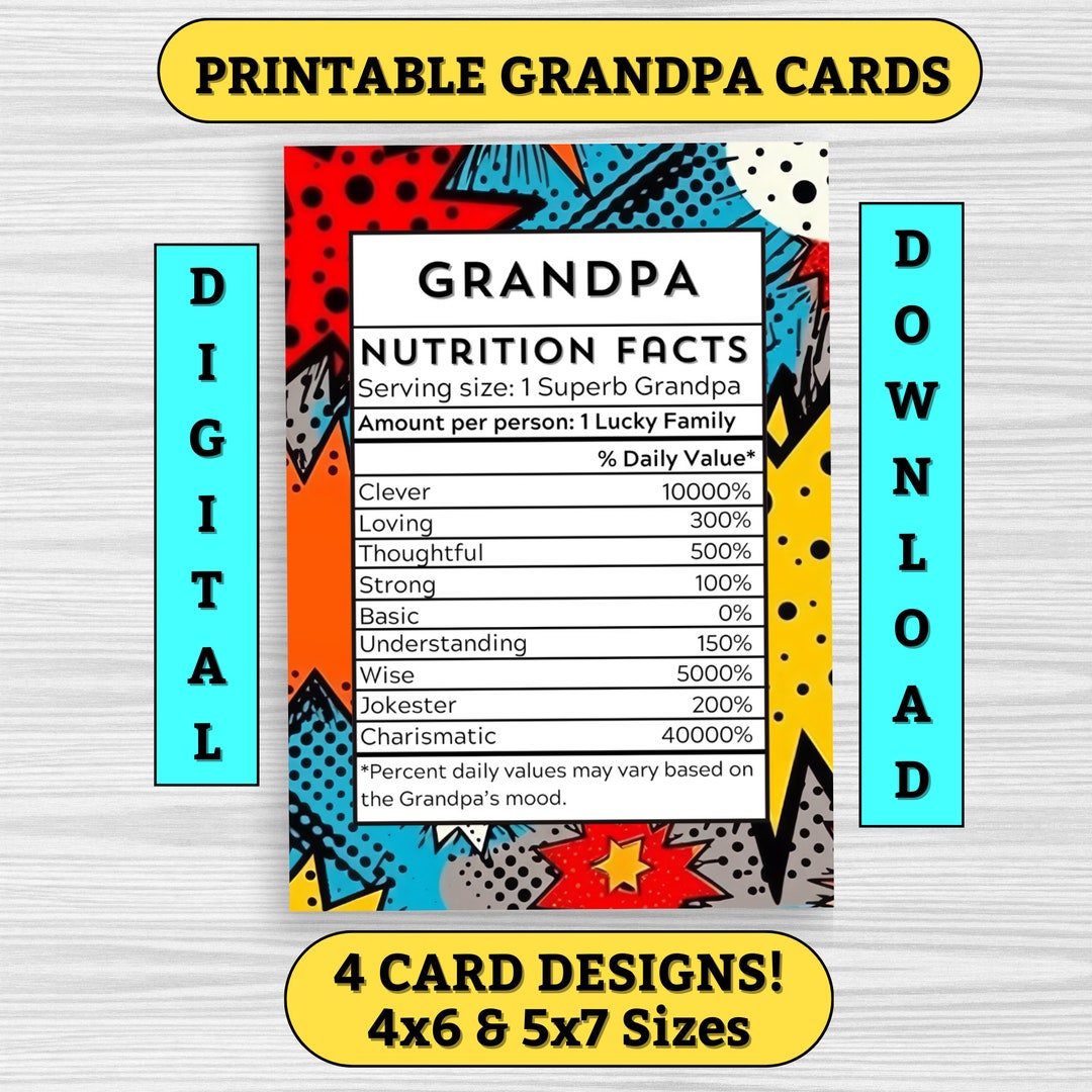 Printable Cards for Grandpa Birthday Card for Grandpa I Love You Best ...
