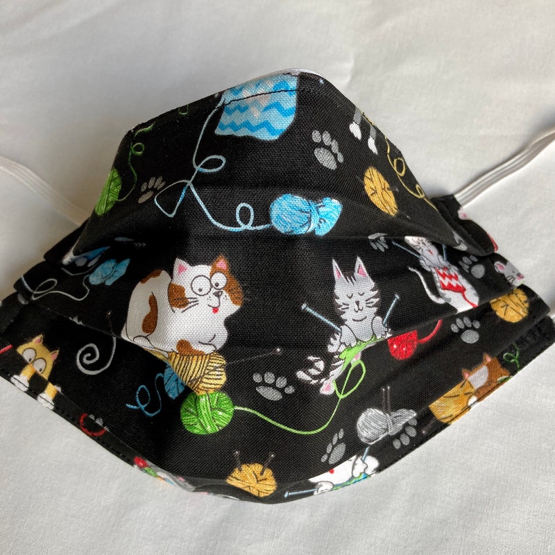 Cat Face Mask - Etsy