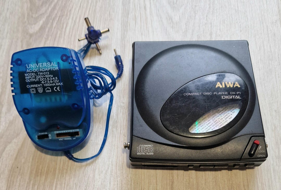 Vintage AIWA DX-P1 Compact Disc Player, Digital, RARE, Discman, 1980s ...