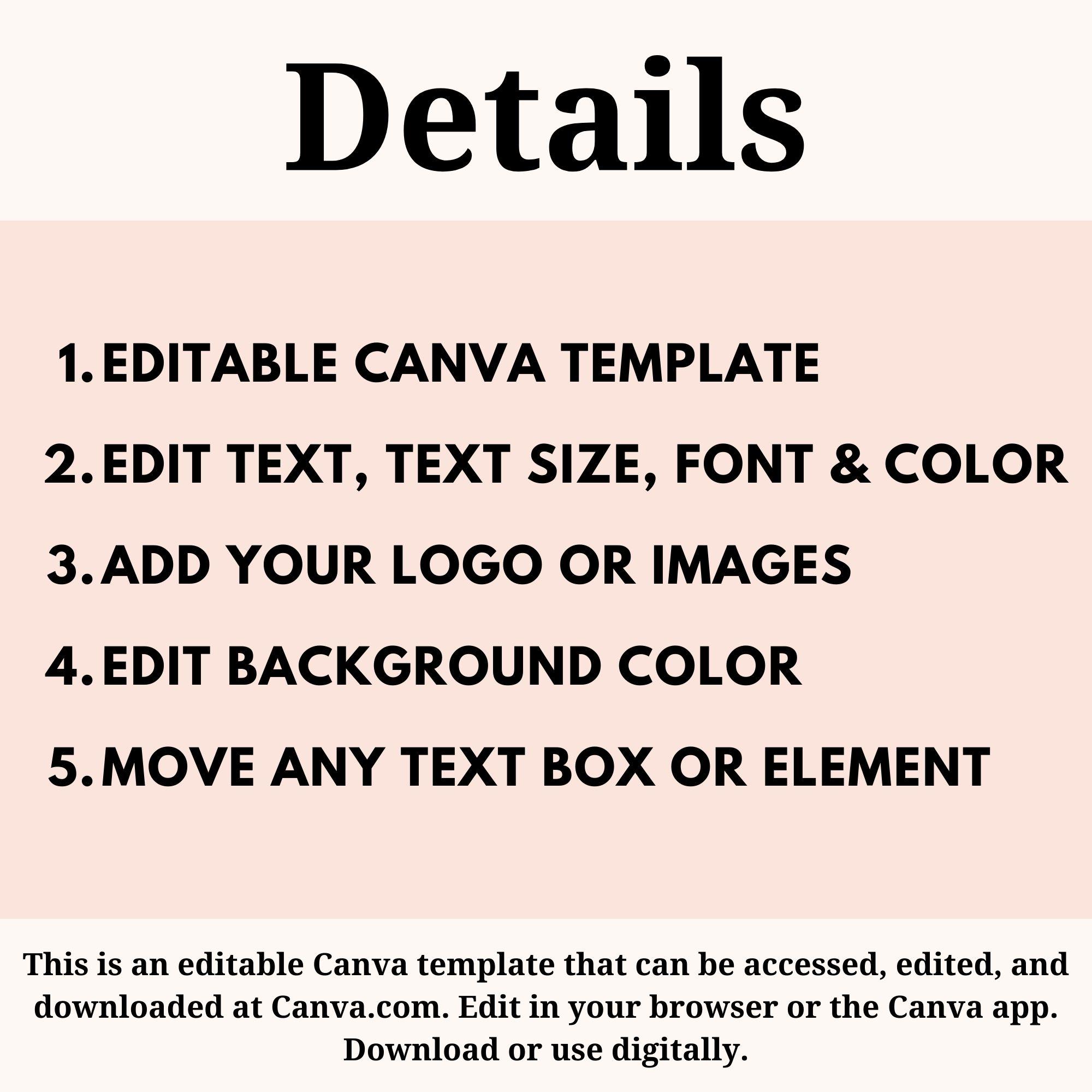 Loyalty Card Template, Customizable Reward Card, Small Business ...