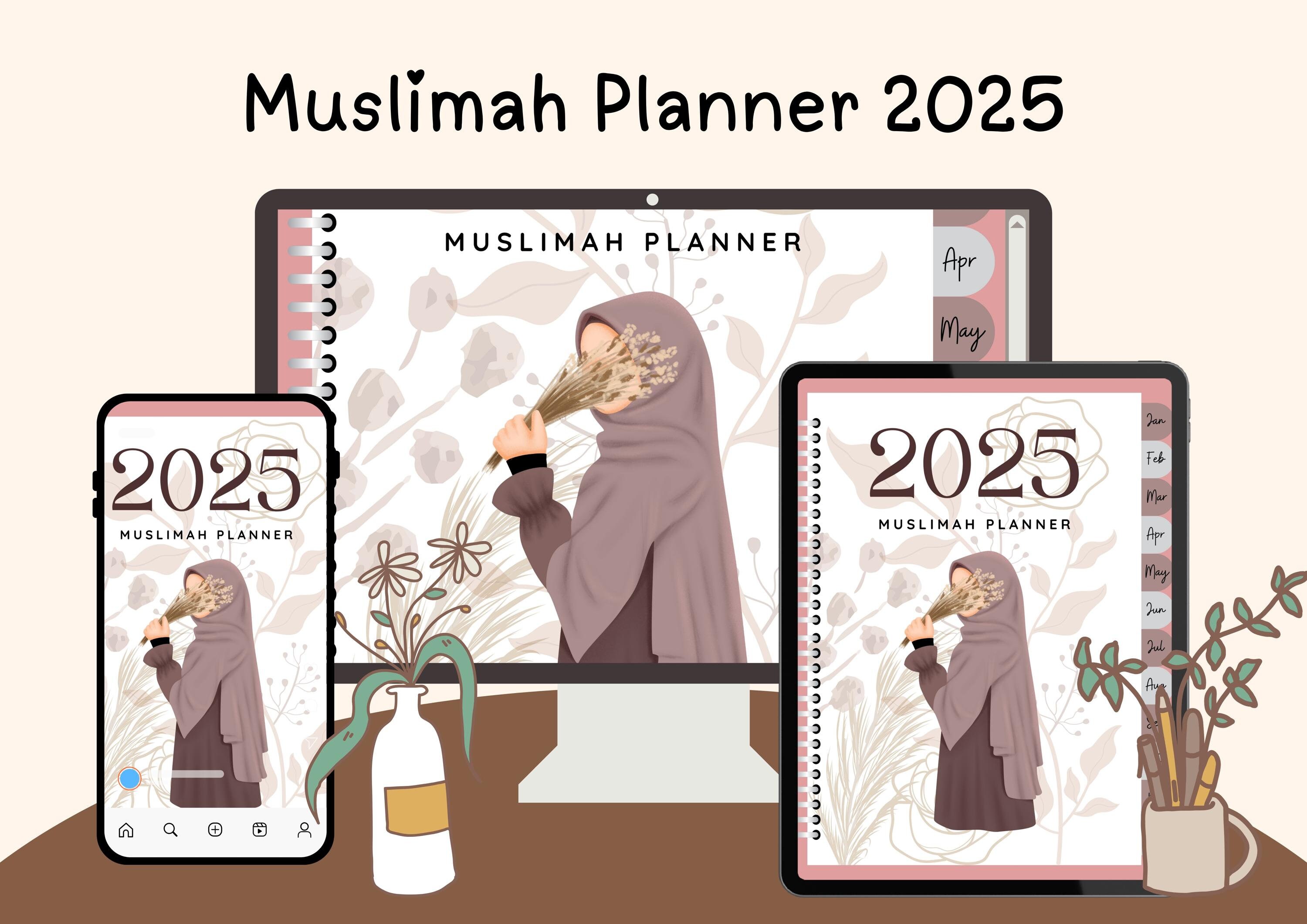 Muslimah Planner, Digital Planner for Muslim Women, Quran Planner ...