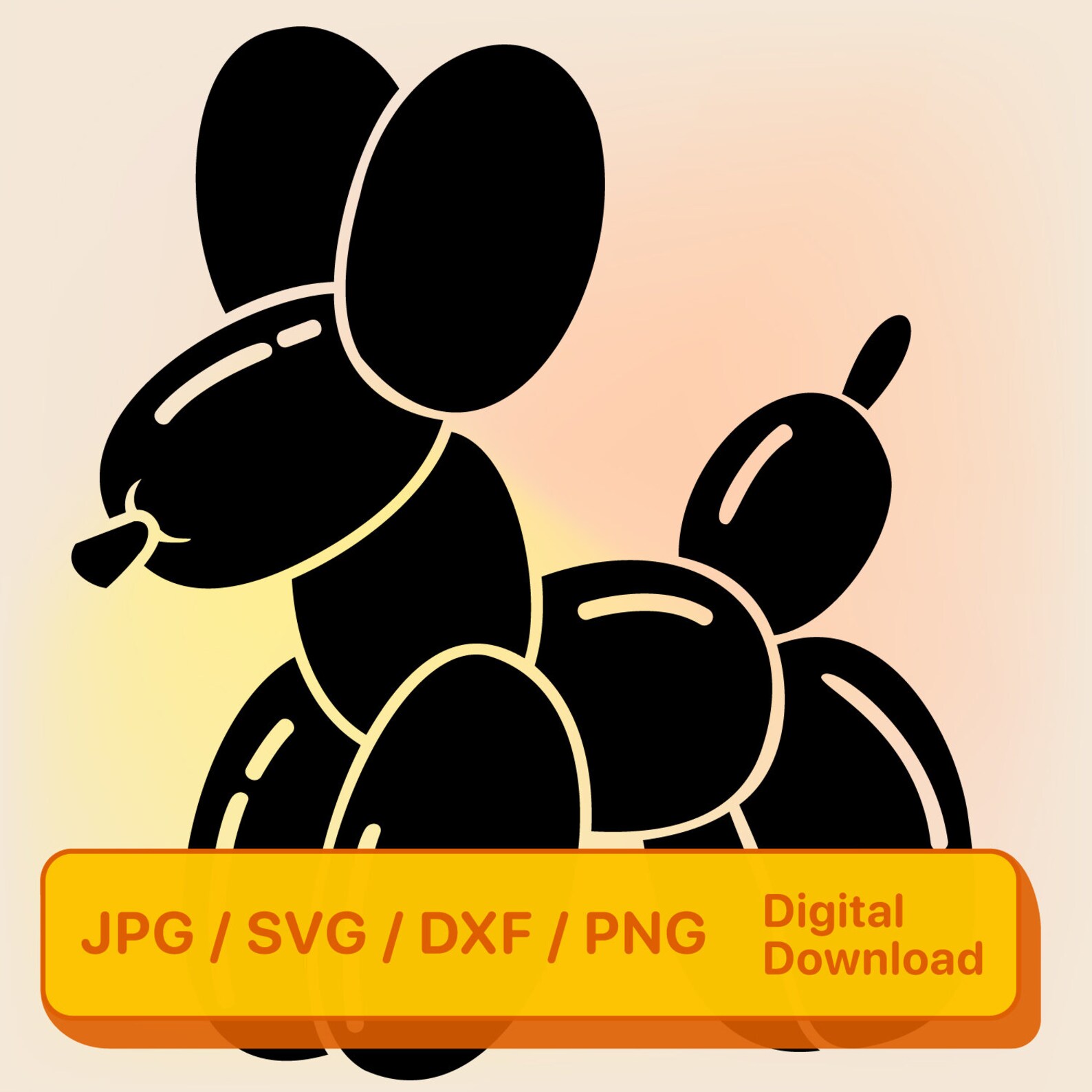 Balloon Animal Dog SVG • Balloon Animal SVG • Balloon • Birthday ...