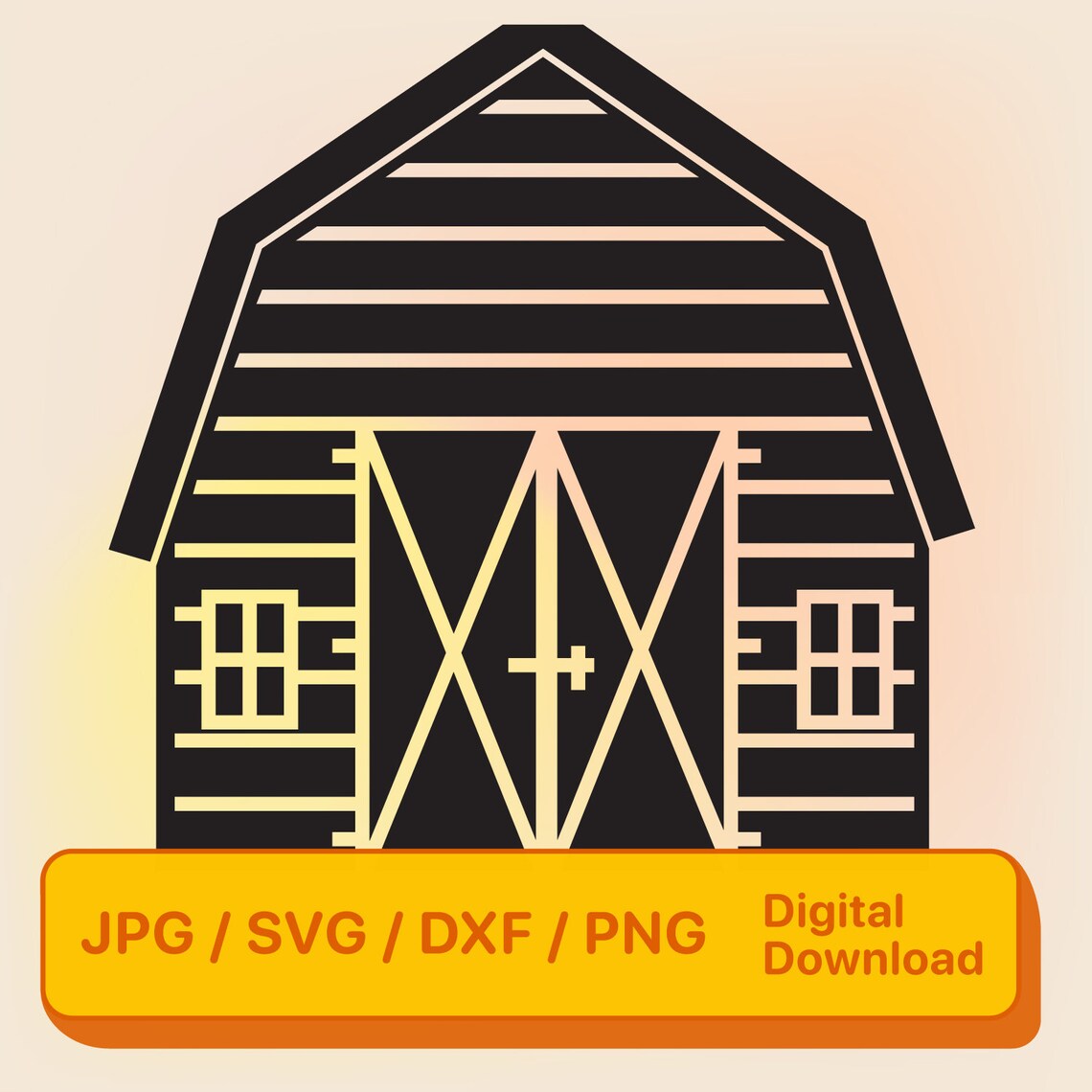 Barn House SVG • Farm SVG • Animal House Cut File • Animal Barn Svg ...