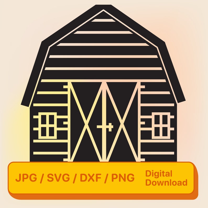 Barn House SVG • Farm SVG • Animal House Cut File • Animal Barn Svg ...