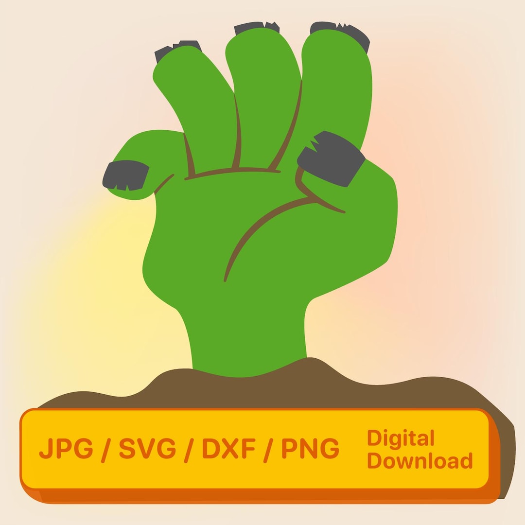Zombie Hand SVG • Zombie SVG • Halloween Cut File • T-shirt Art Svg ...