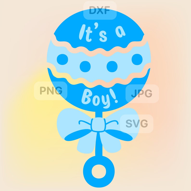 Baby Rattle SVG • Baby Shower • Baby Boy • New Born • SVG • Baby ...