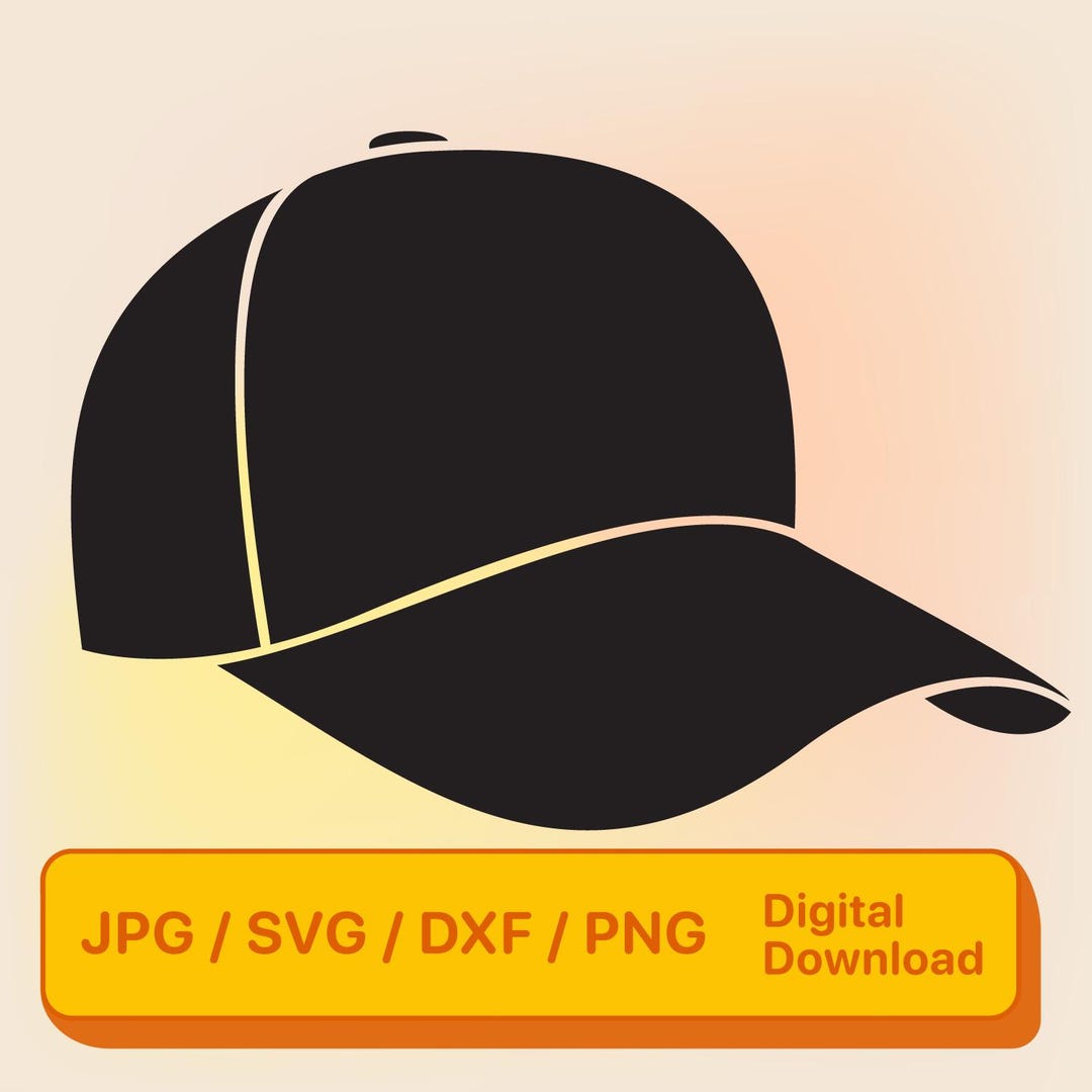 Cap SVG • Hat • Baseball Hat • Sports Hat • Fashion Hat • Cap Cut File ...