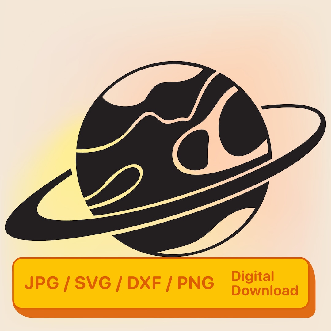 Planet SVG • Outer Space • Space SVG • Solar System • Planet With Wing ...