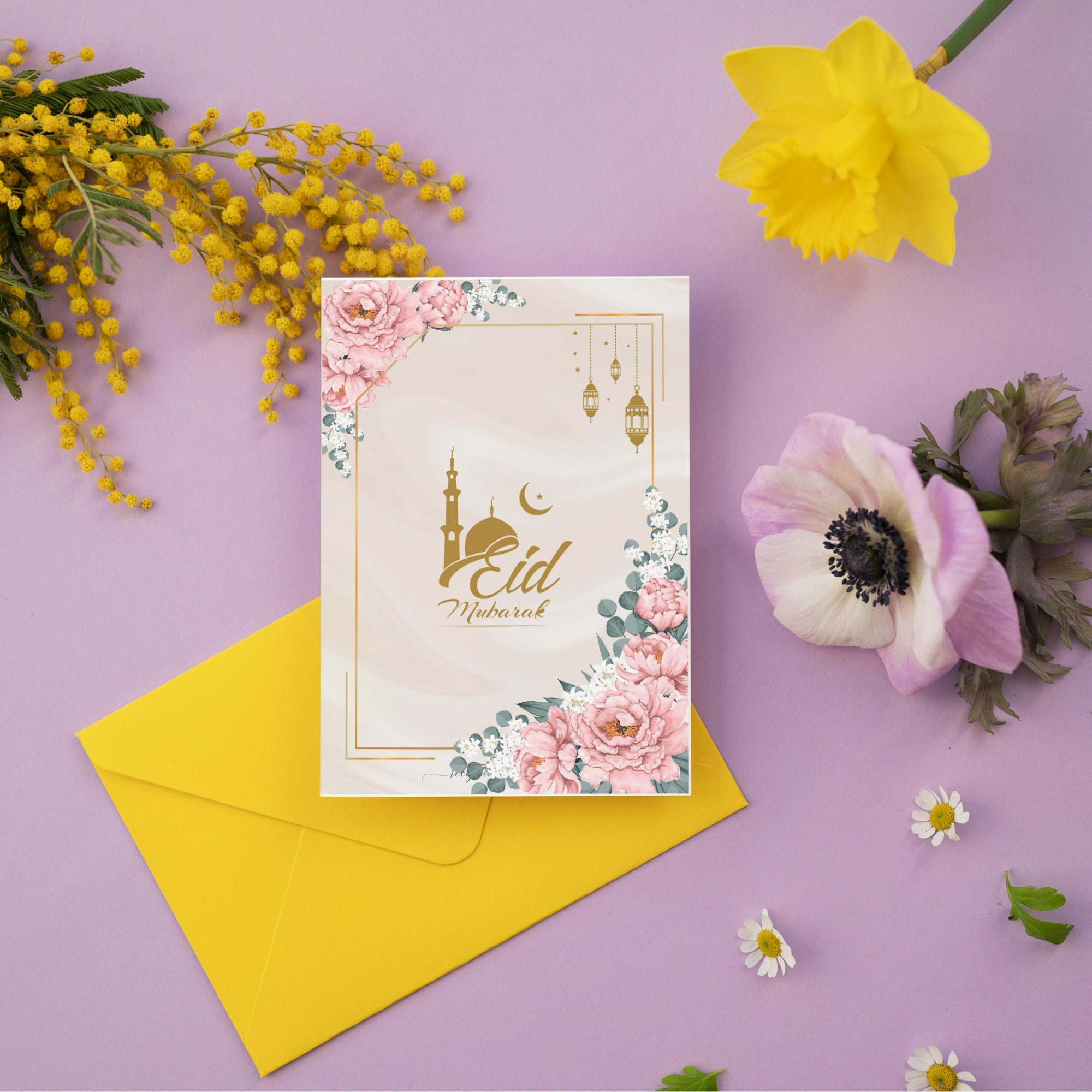 Eid Cards Pack of 10 Eid Mubarak Cards Bundle Greeting Cards for Eid ...