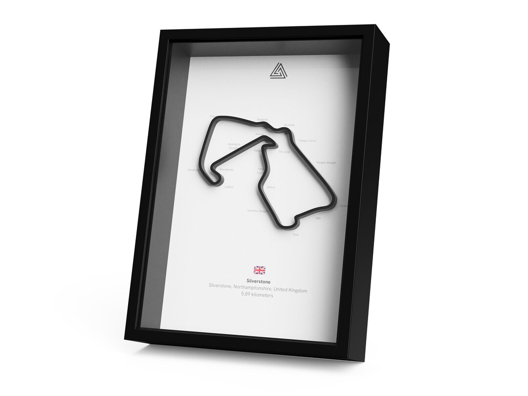 Wallart 3D Silverstone UK Race Track Luxury Decoration Minimalist ...