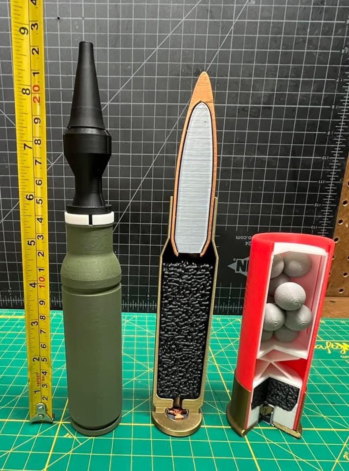 12 Guage/ 70mm Shotgun, 7.62/.308, M919 APFSDS 25mm Model Set - Etsy