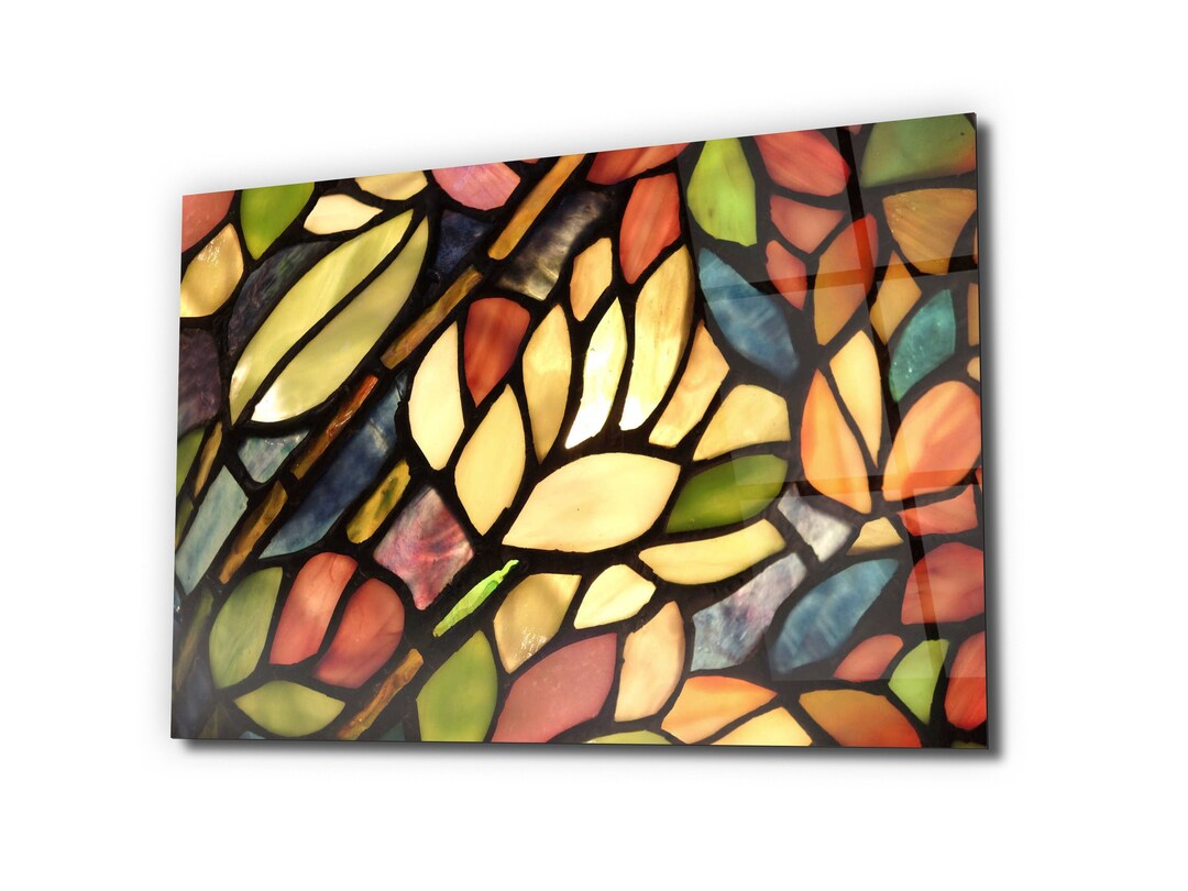 Stained Glass Design- Glass Printing Wall Art Gift- Wall Hangings ...
