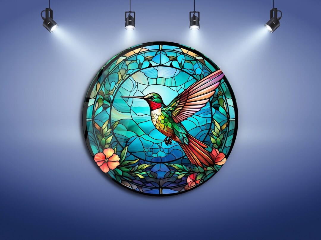 Humming Wall Decor, Tempered Glass Wall Art, Glass Wall Decor, Humming ...