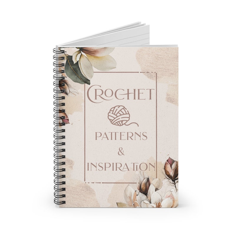 Crochet Patterns Notebook, Crochet Inspiration Journal, Notepad for ...