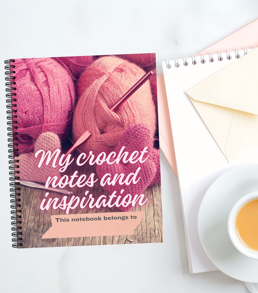 Crochet Inspiration Notebook, Crochet Notes Journal, Notepad for Craft ...