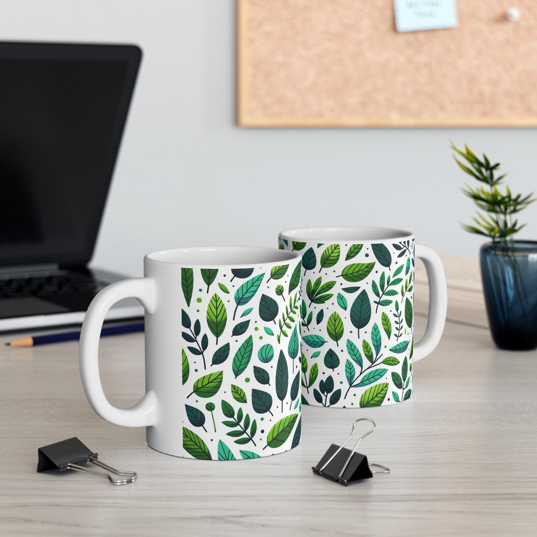 Nature-inspired Leafy Mugs: A Stylish and Eco-conscious Choice for ...