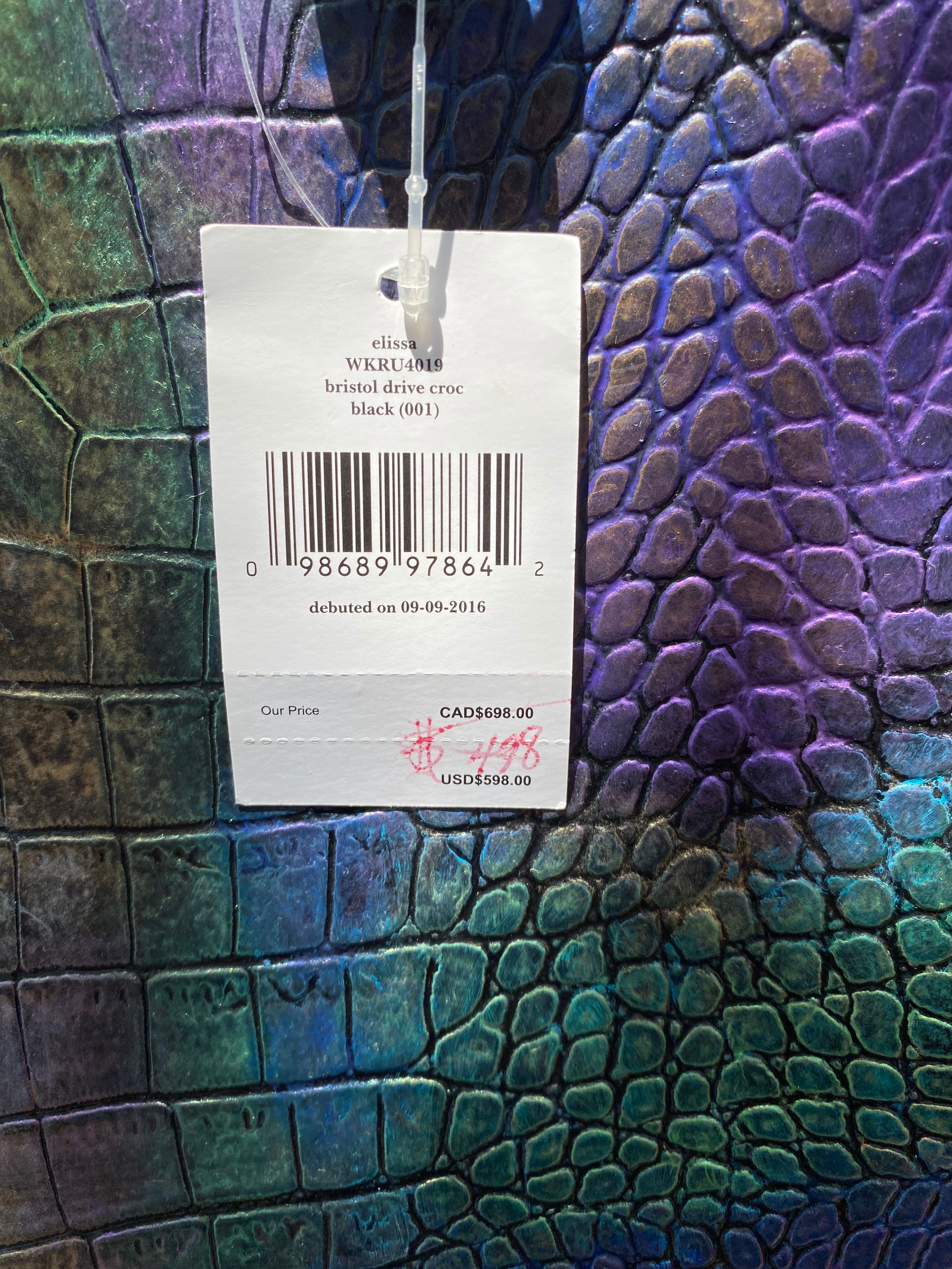 NWT extra large tote style black patent Kate Spade purse leather ...