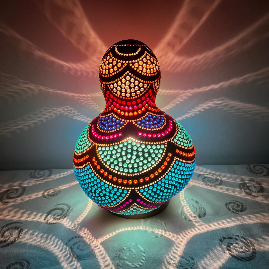 Fan Festival Gourd Lamp Decorative Lighting Authentic Accessory ...