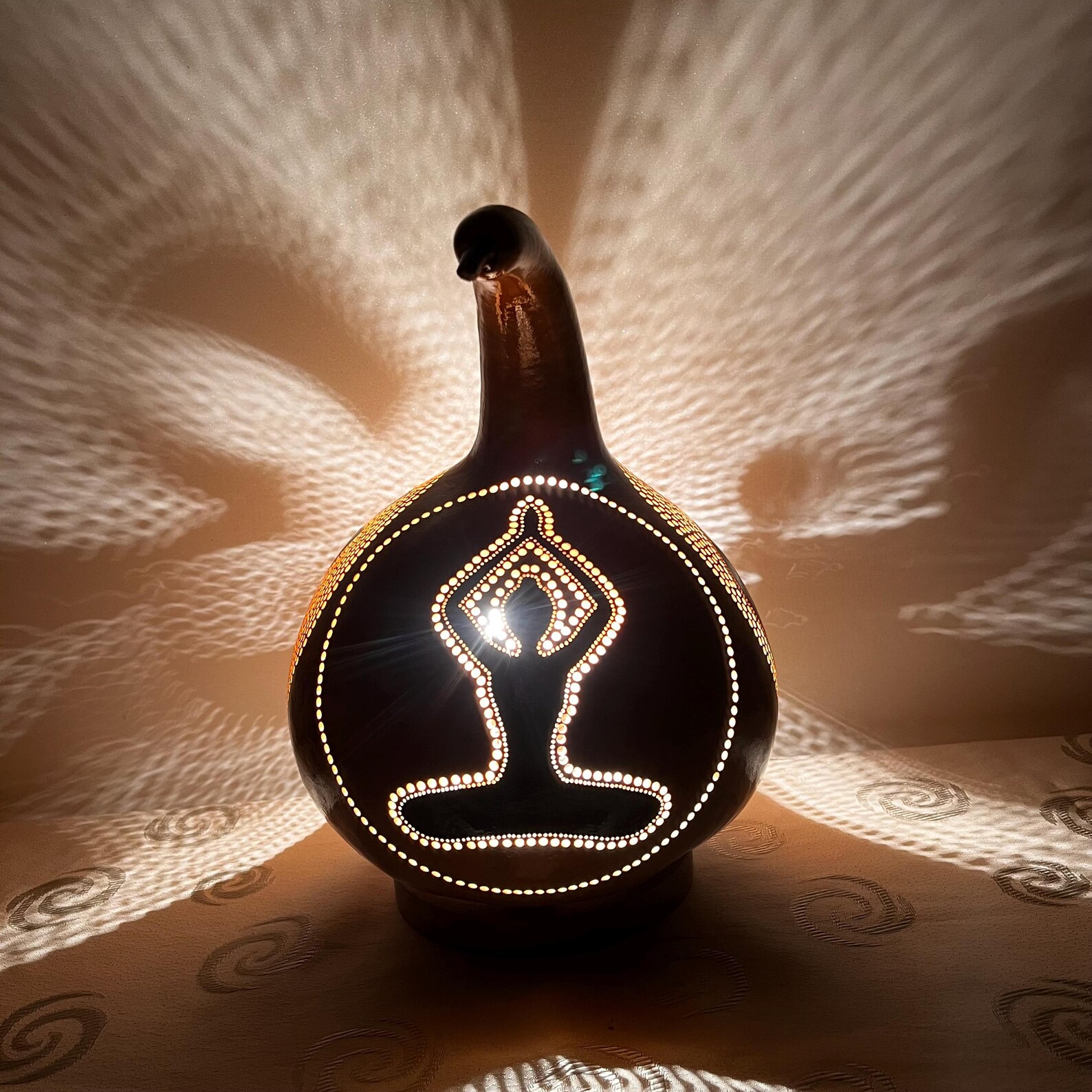 Hinduism Gourd Lamp Decorative Lighting Authentic Accessory Ornamental ...
