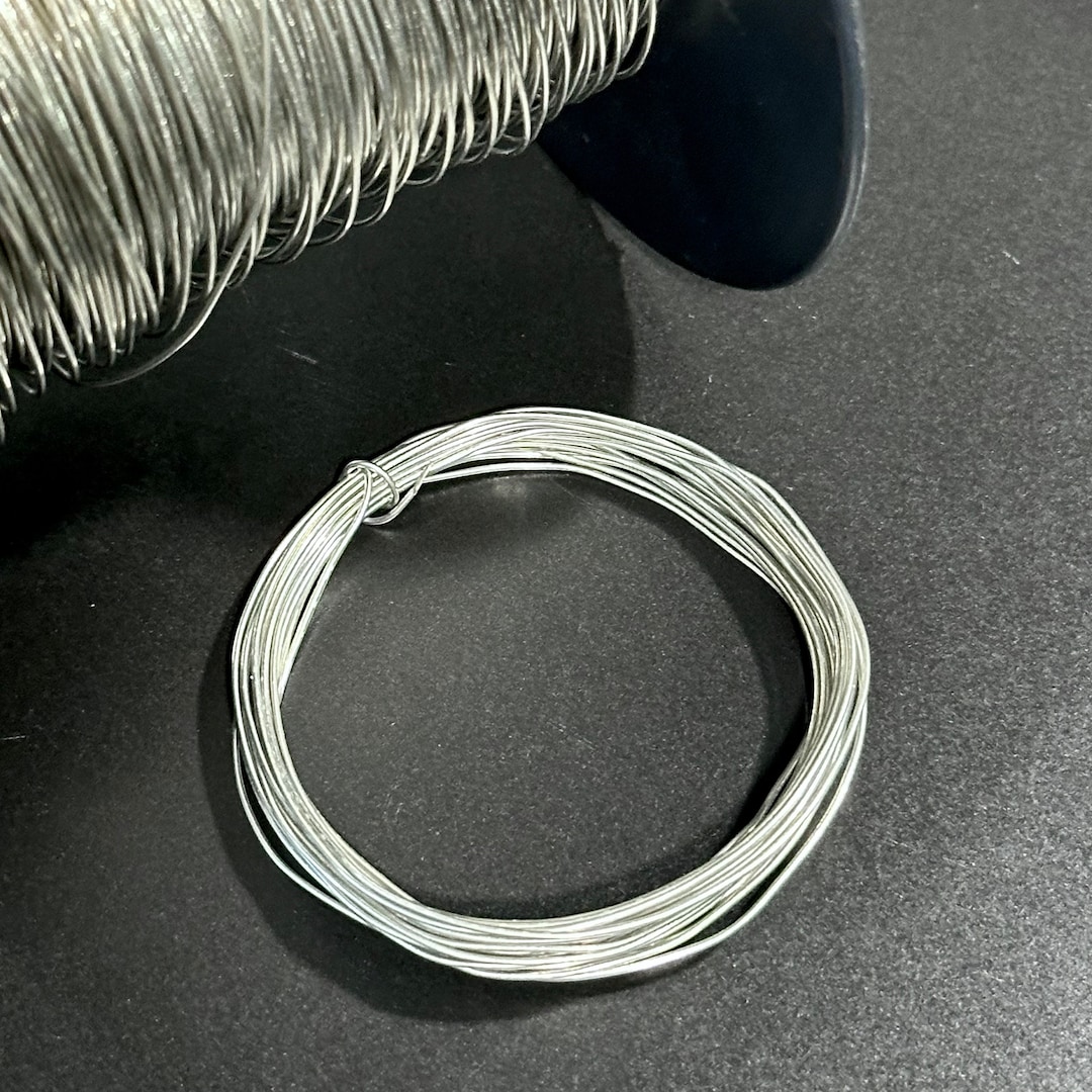 22 Gauge Copper Neon Tie-wire, Silver in Color, 10 Feet in Length, for ...