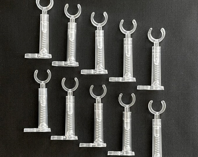 Snaplock Neon Sign Tube Support, Set of 10, Clear 12mm, FREE Shipping ...