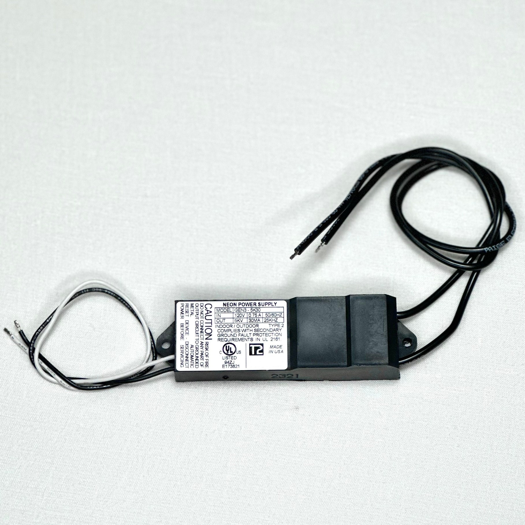 5,000V / 30ma Neon Power Supply Transformer - Etsy